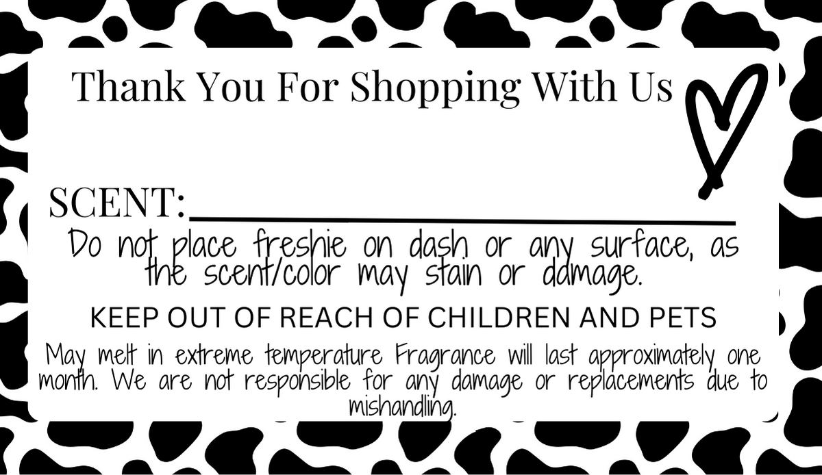 Thermal Generic Scent/Warning Label | Vanabelle Co.
